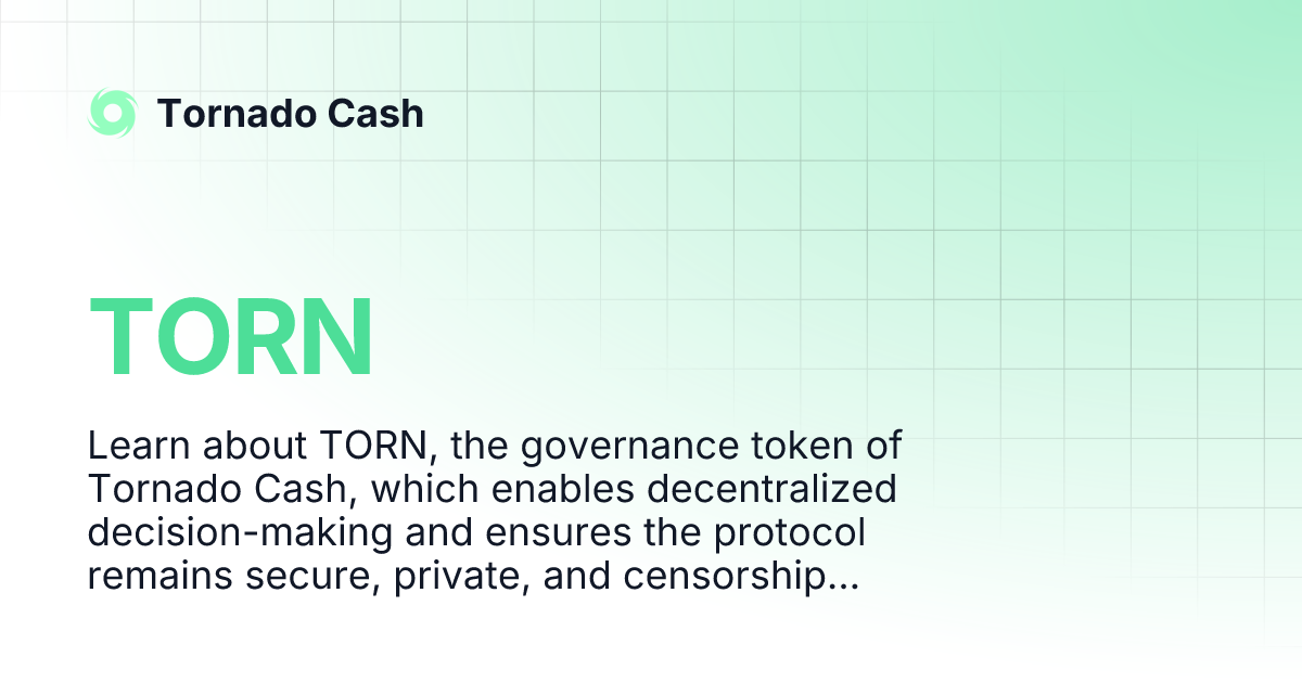 TORN | Tornado Cash